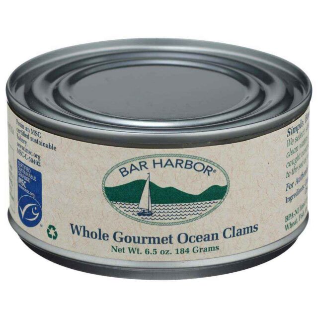 Whole Gourmet Ocean Clams (6.5oz) - Graffam Bros Seafood